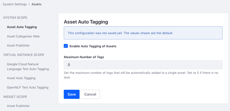 Configuring Asset Auto Tagging – Liferay Help Center Configuring Asset Auto Tagging – Liferay Help Center